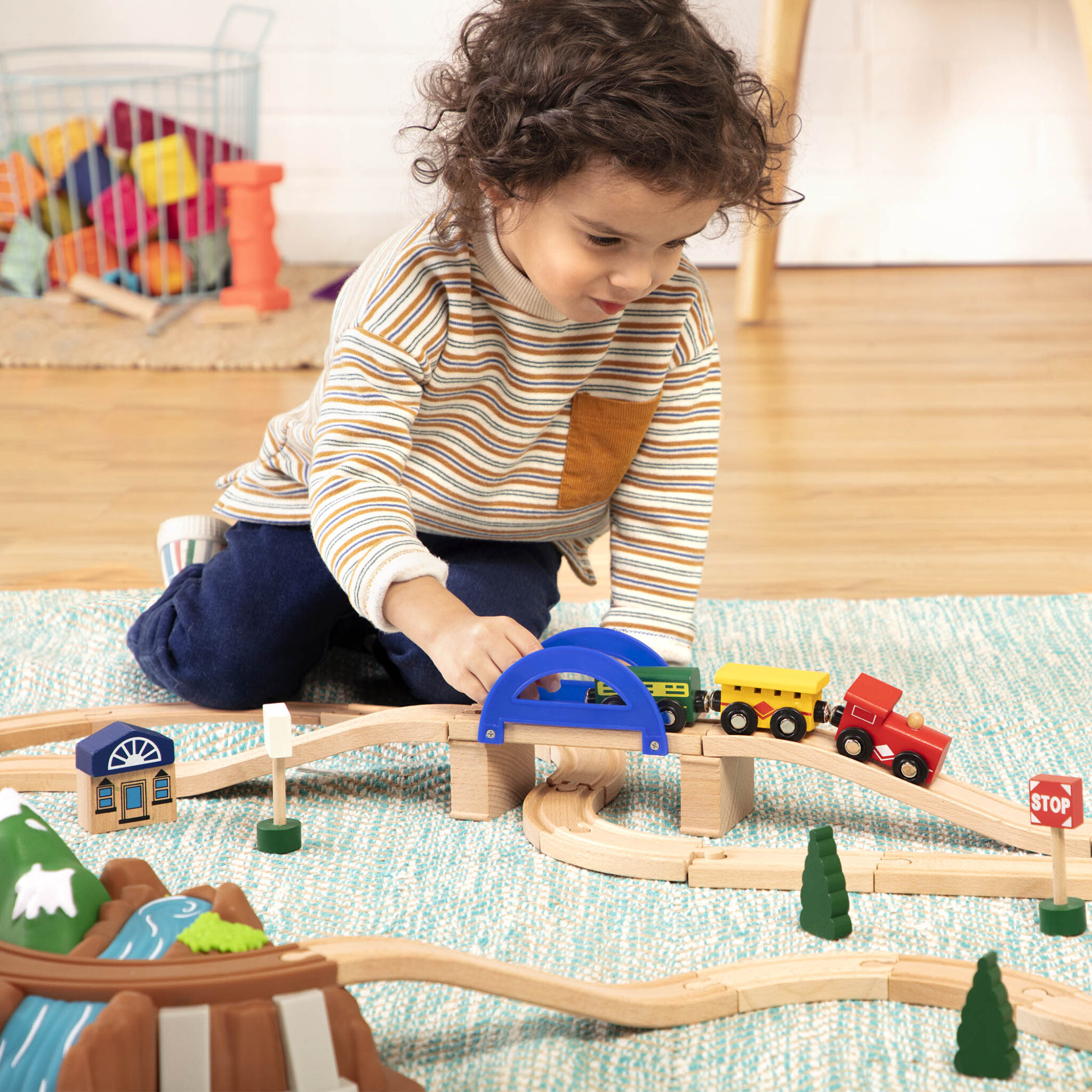 5 Skills Kids Can Learn from Wooden Train Sets | Battat toys