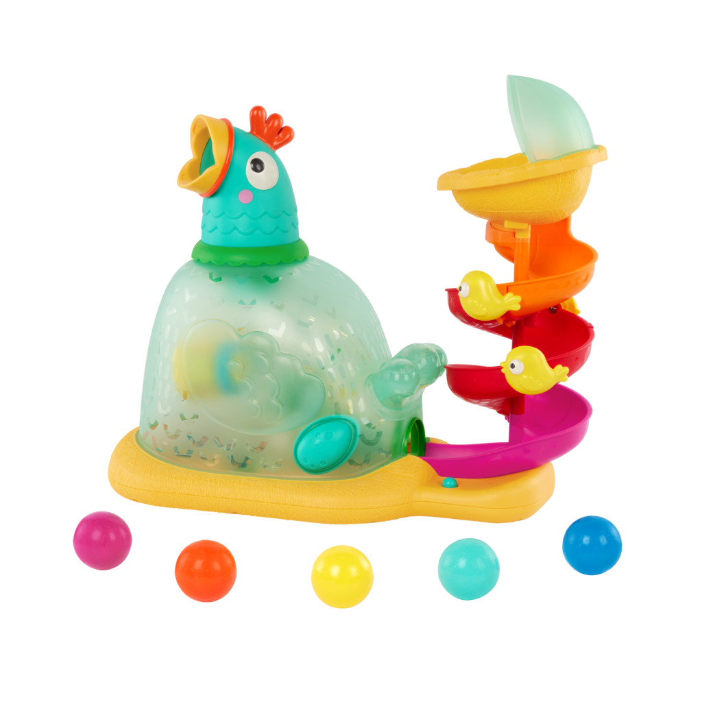 Pop-A-Doodle-Doo | Musical Chicken Ball Popper | Battat