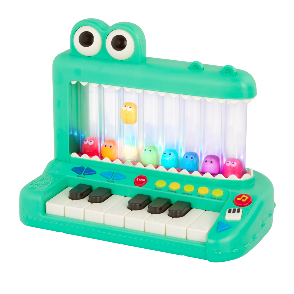 Croco Pop Piano | Crocodile Toy Keyboard | Battat