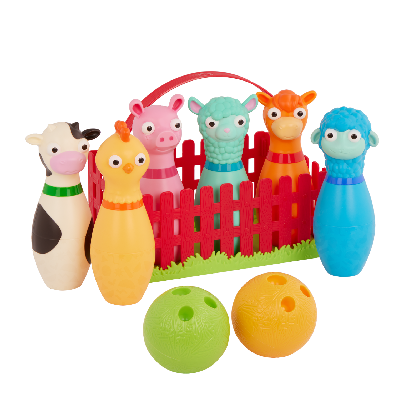 Barnyard Bowling | Farm Bowling Set for Kids | Battat