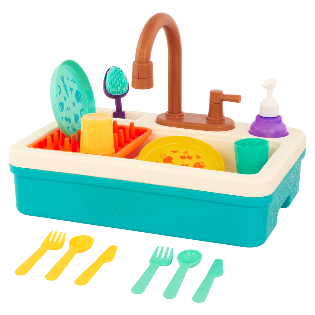 Splash & Sparkle Sink | Kitchen Sink Play Set | Battat