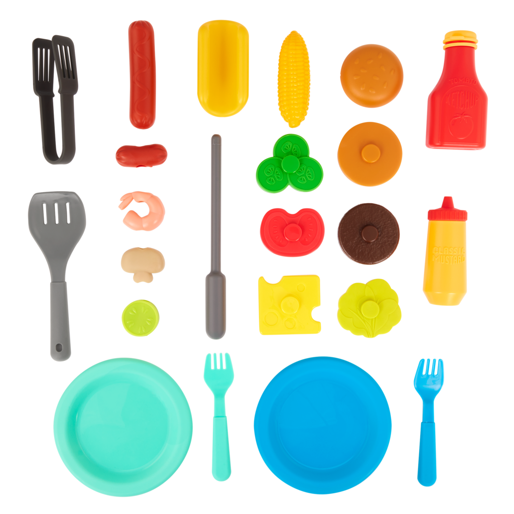 Cook ‘n’ Go BBQ Set | Toy Grill & Accessories | Battat
