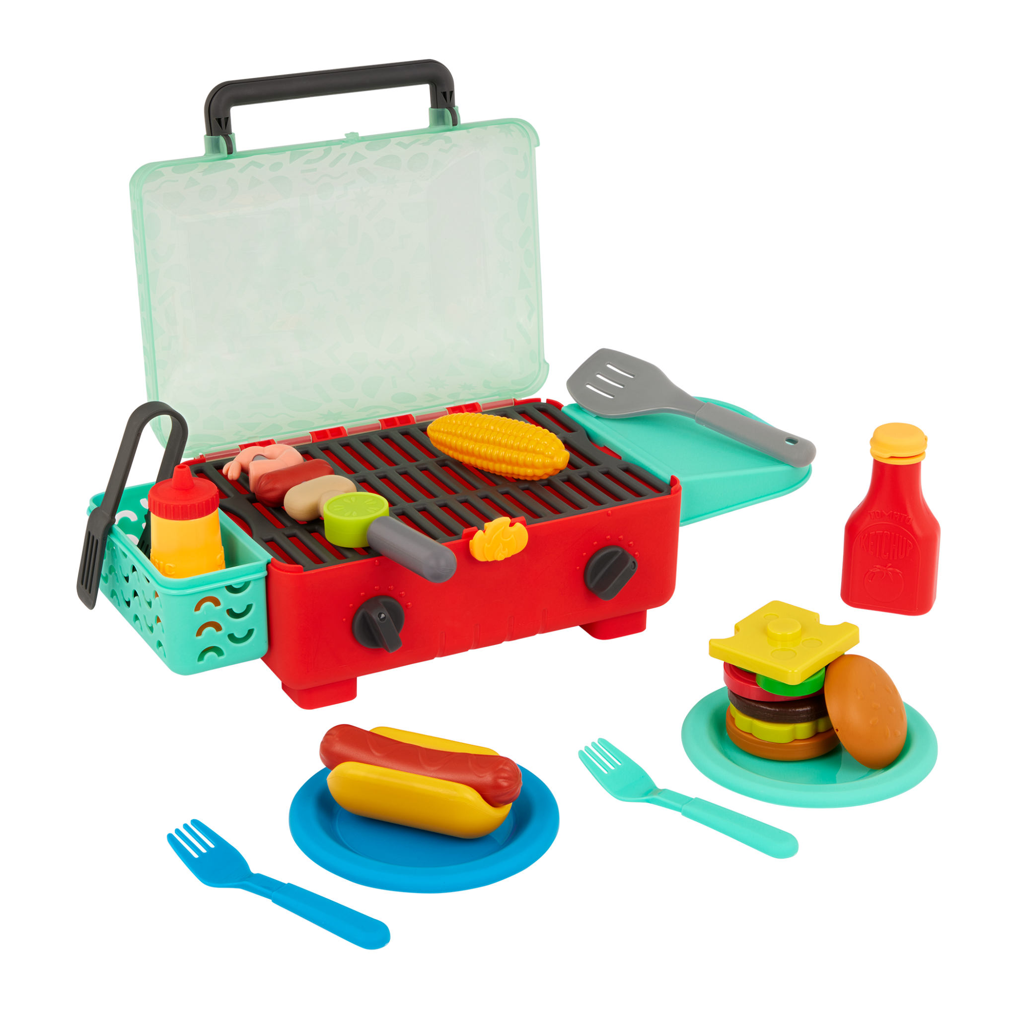 Cook ‘n’ Go BBQ Set | Toy Grill & Accessories | Battat