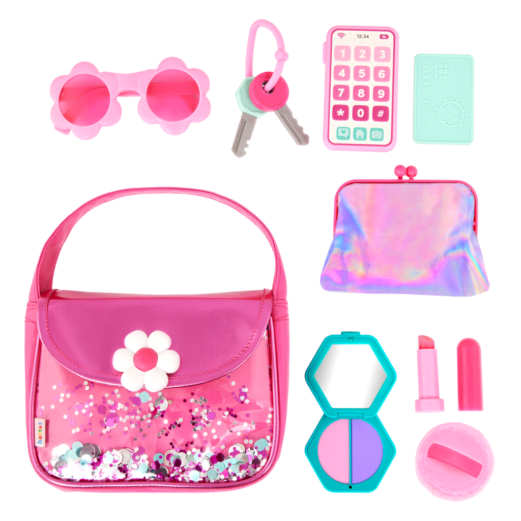 Sparkle Time Purse Set | Toy Purse & Accessories | Battat
