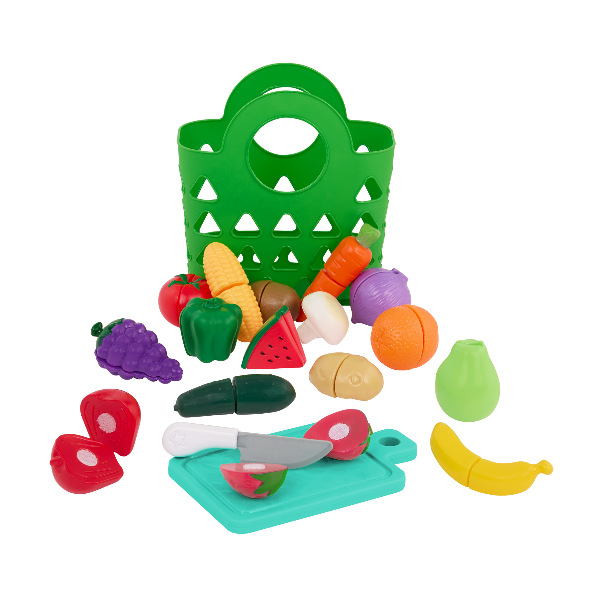 Market Chop & Prep | Choppable Play Food Set | Battat