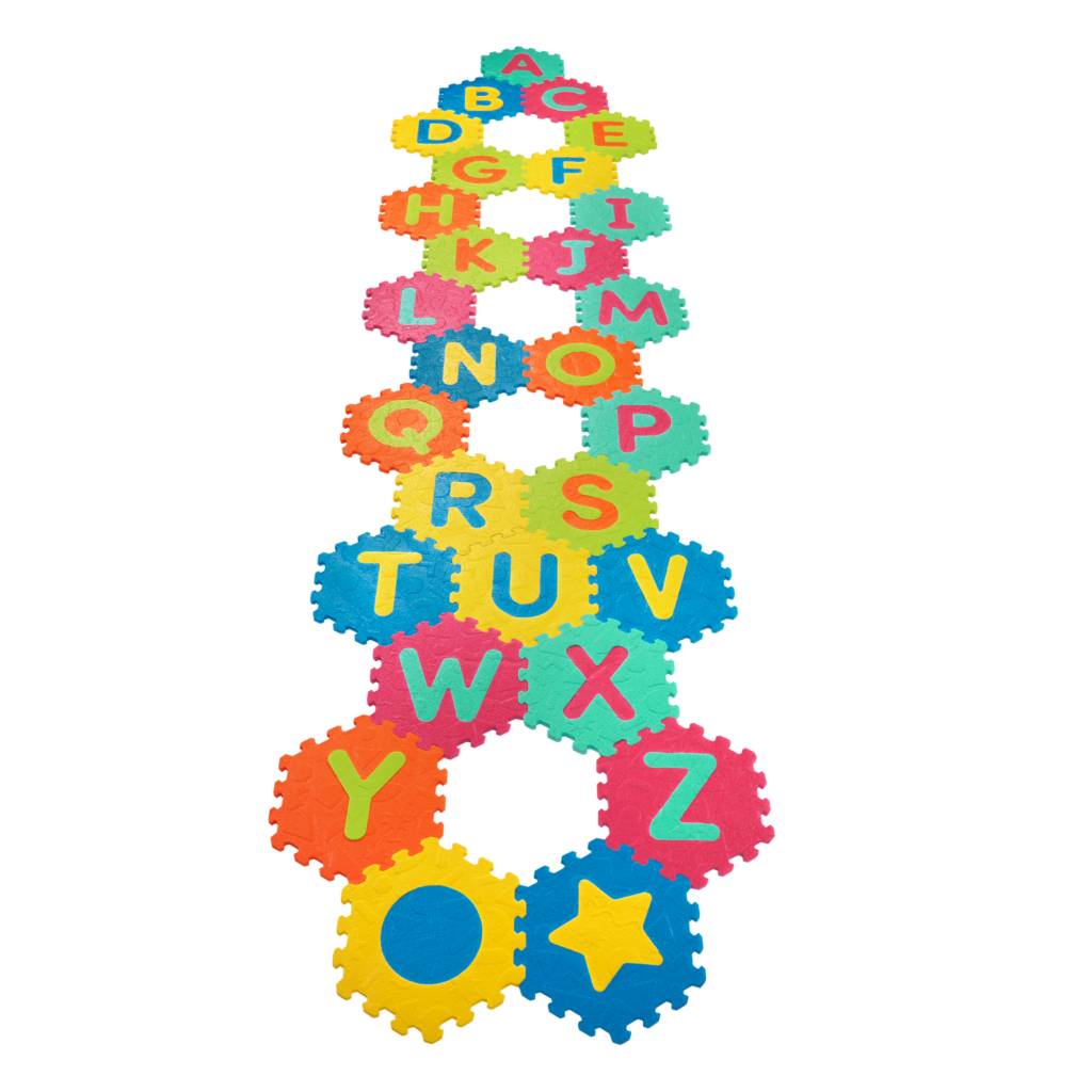 Honeycomb ABCs | Alphabet Foam Play Mat | Battat