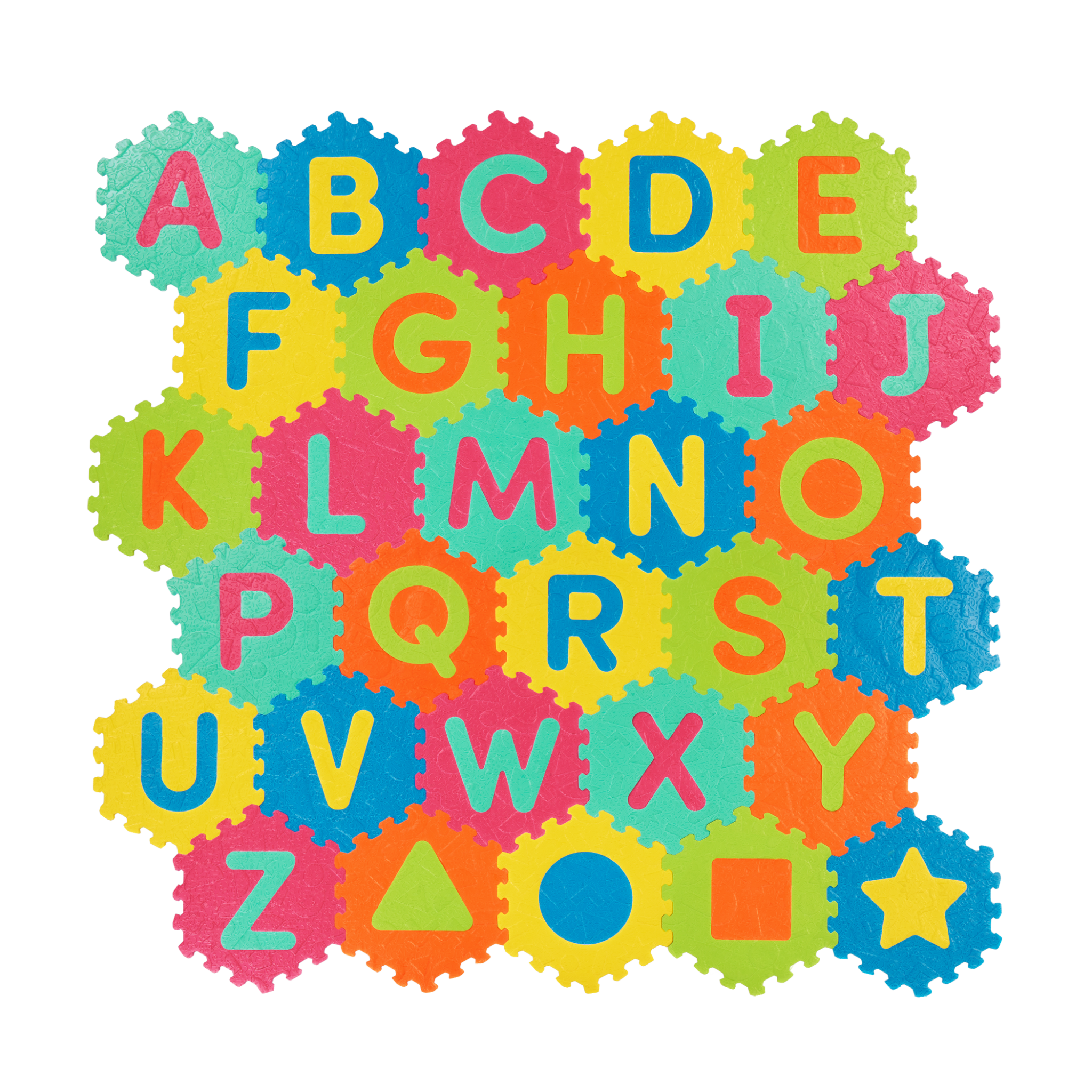 Honeycomb ABCs | Alphabet Foam Play Mat | Battat