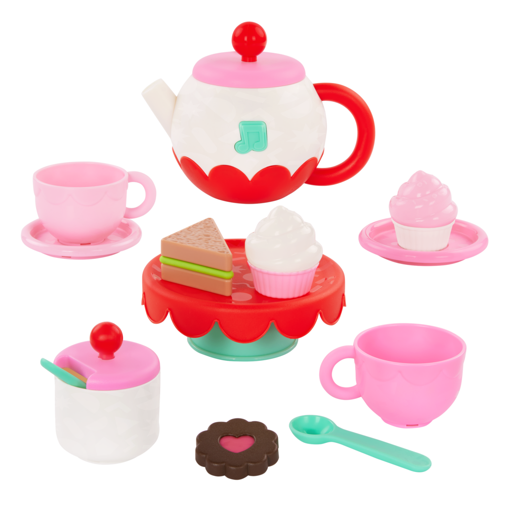 Whistle & Sing Tea Set | Musical Tea Party Playset | Battat