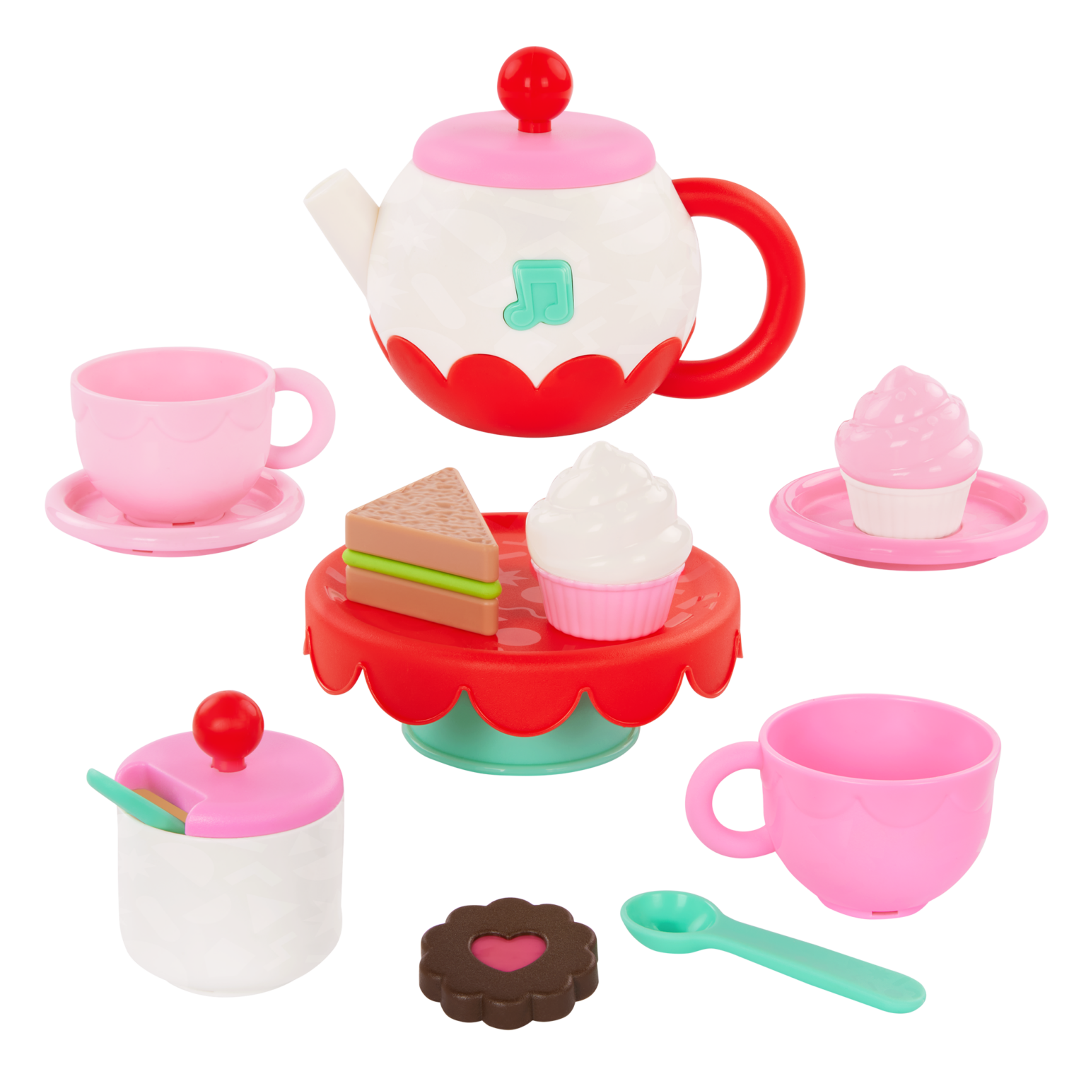 Whistle & Sing Tea Set | Musical Tea Party Playset | Battat