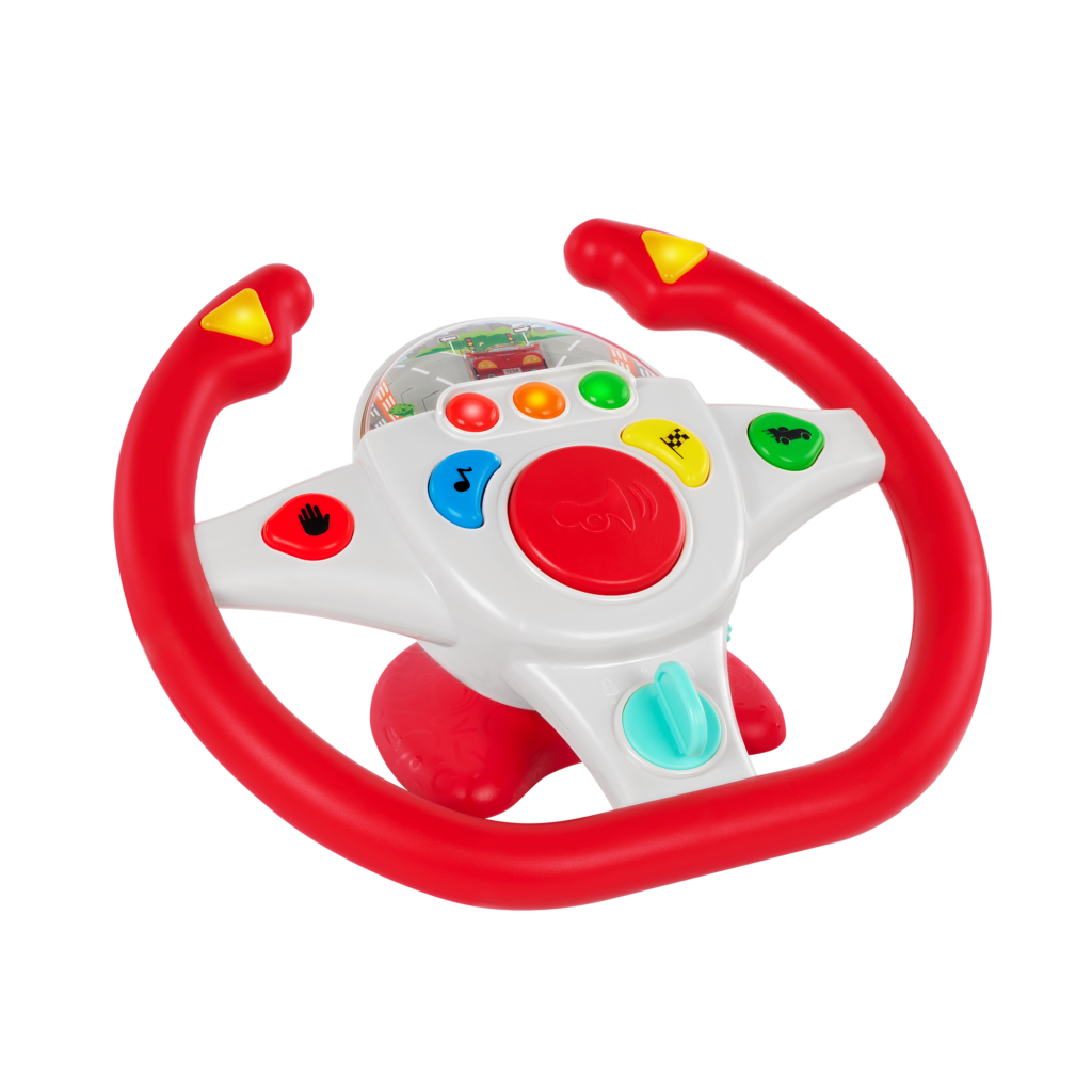 Zoom Zoom Driving Wheel | Interactive Toy Steering Wheel | Battat
