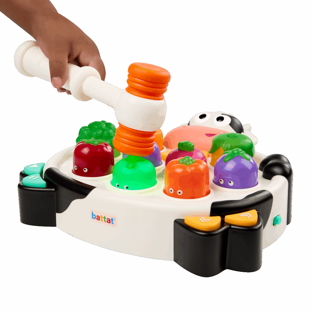 Whacky Mooves | Light-Up Whack Game with Music | Battat