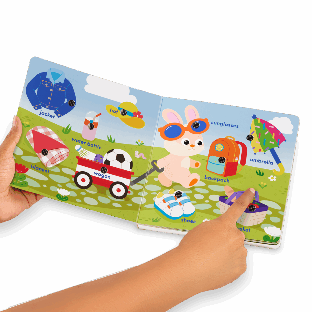 Tiny Talkers | A Day at the Park | Interactive Audio Board Book | Battat