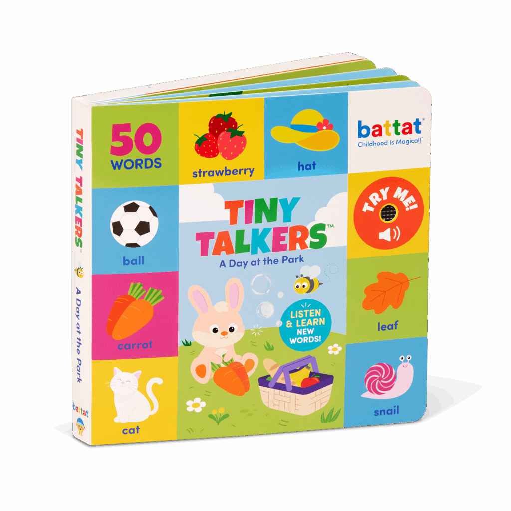 Tiny Talkers | A Day at the Park | Interactive Audio Board Book | Battat