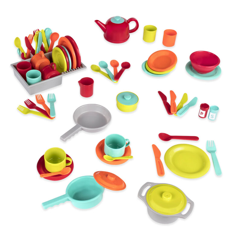 Deluxe Kitchen Playset | Pretend Play Food | Battat
