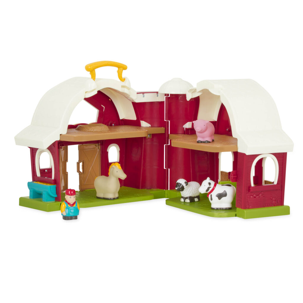 Big Red Barn | Farm Animal Set for Toddlers | Battat
