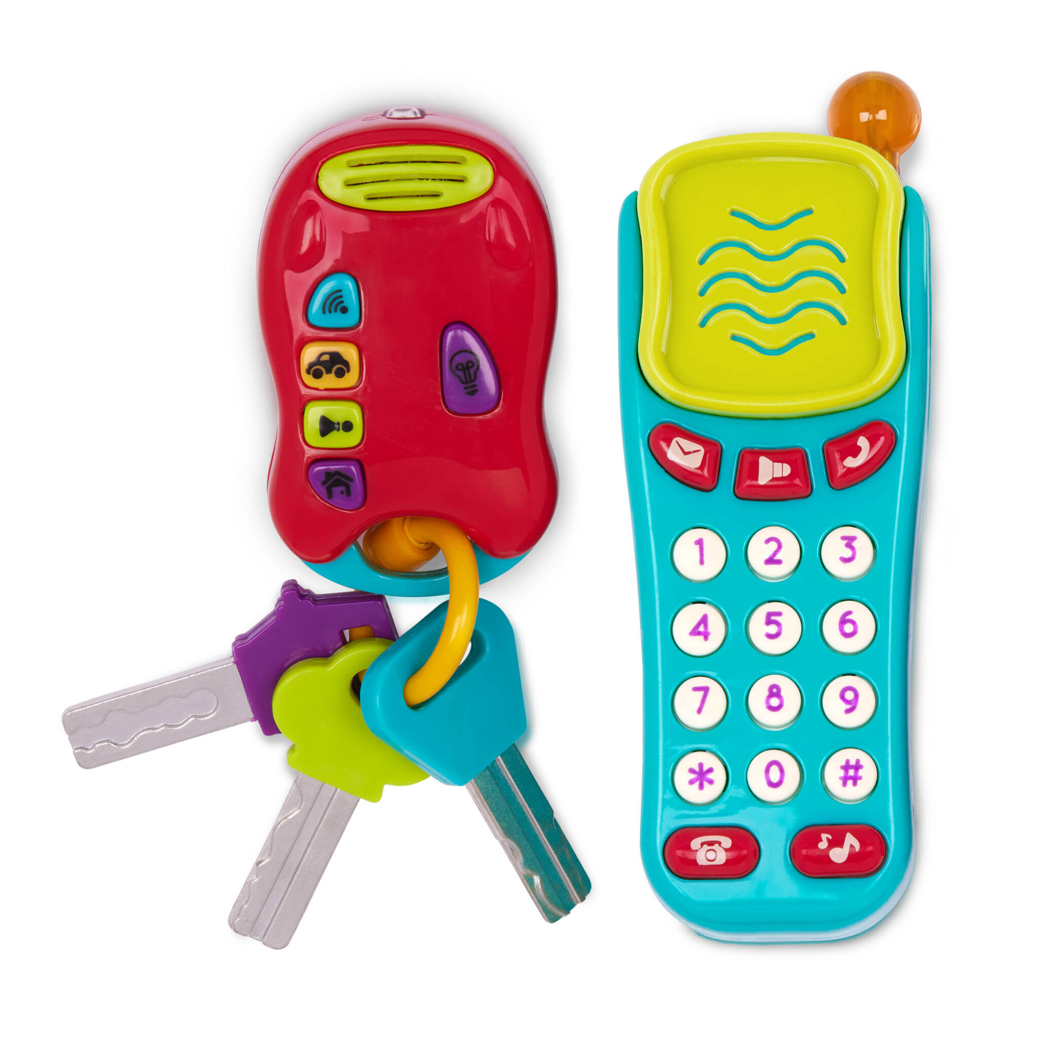 Light & Sound Phone, Light & Sound Keys | Light Up Toys | Battat