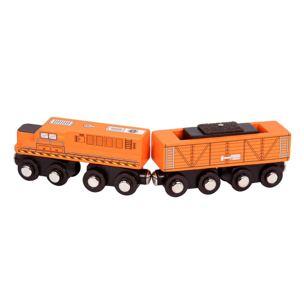 Wooden Locomotives & Freight Cars | Classic Wooden Trains | Battat