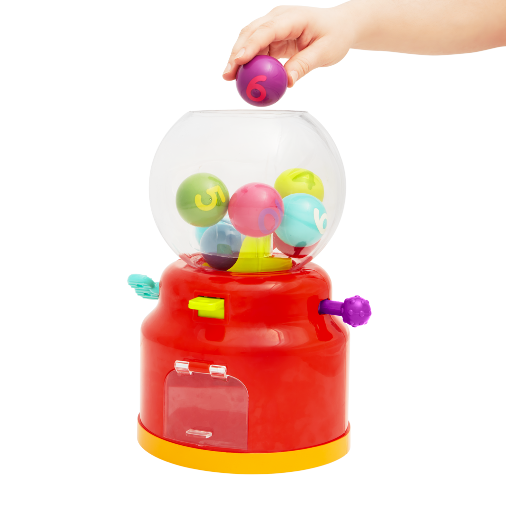 Numbers & Colors Gumball Machine | Toy Vending Machine | Battat