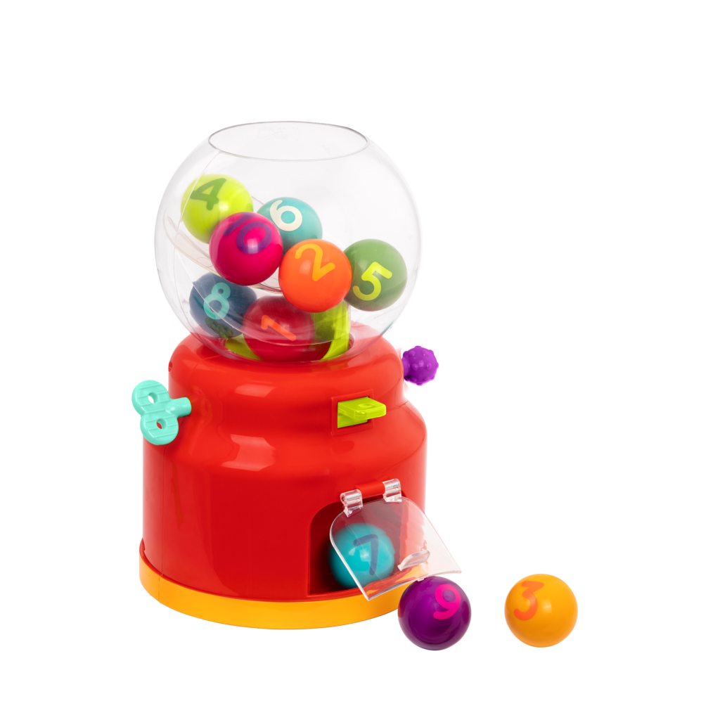 Numbers & Colors Gumball Machine | Toy Gumball Machine | Battat