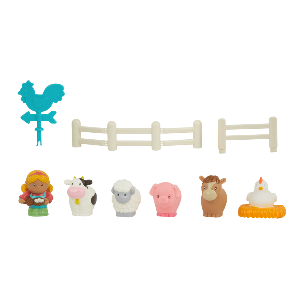 Musical Farm Playset | Toy Barn & Farm Animals | Battat