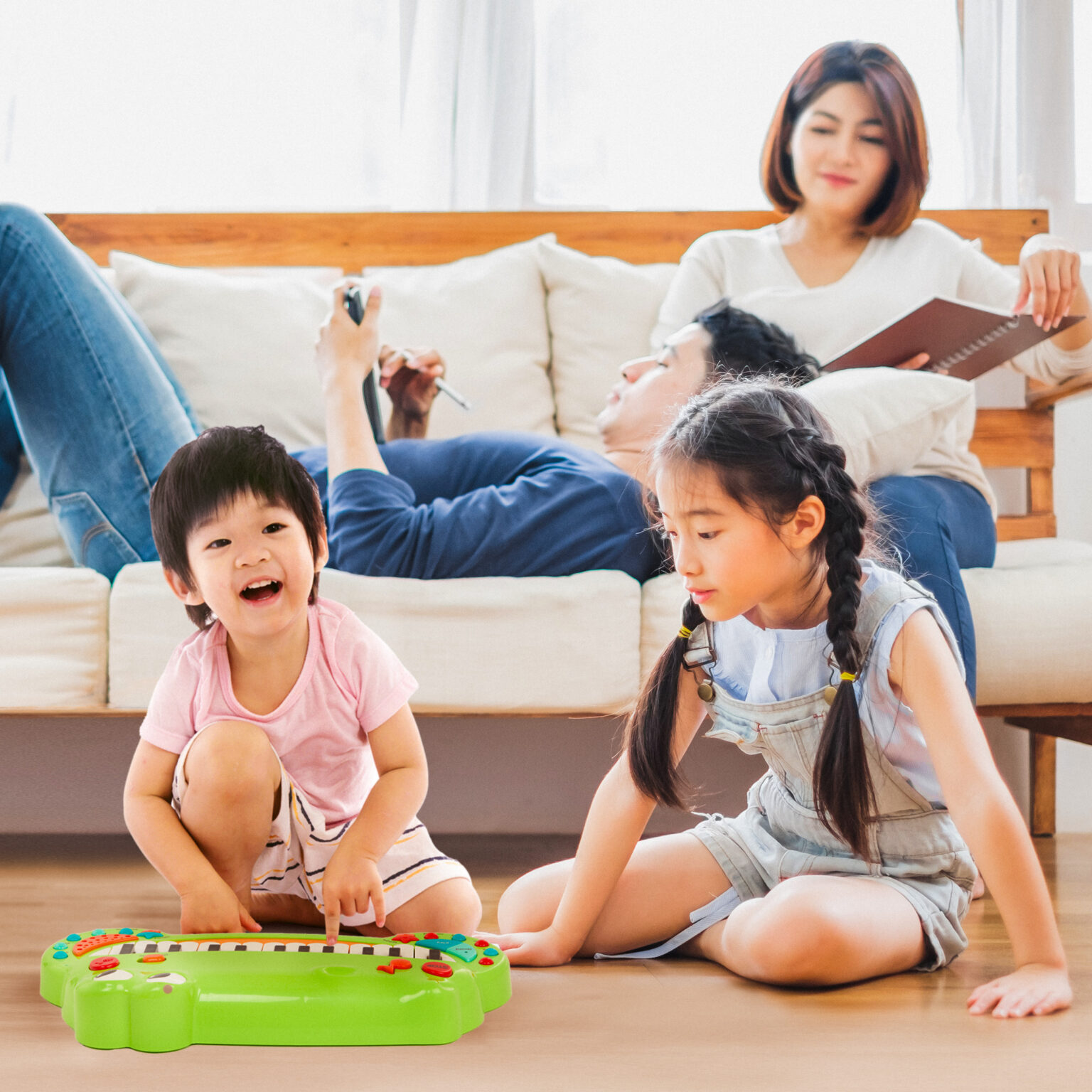 Crocodile Piano | Animal Keyboard Piano for Kids | Battat