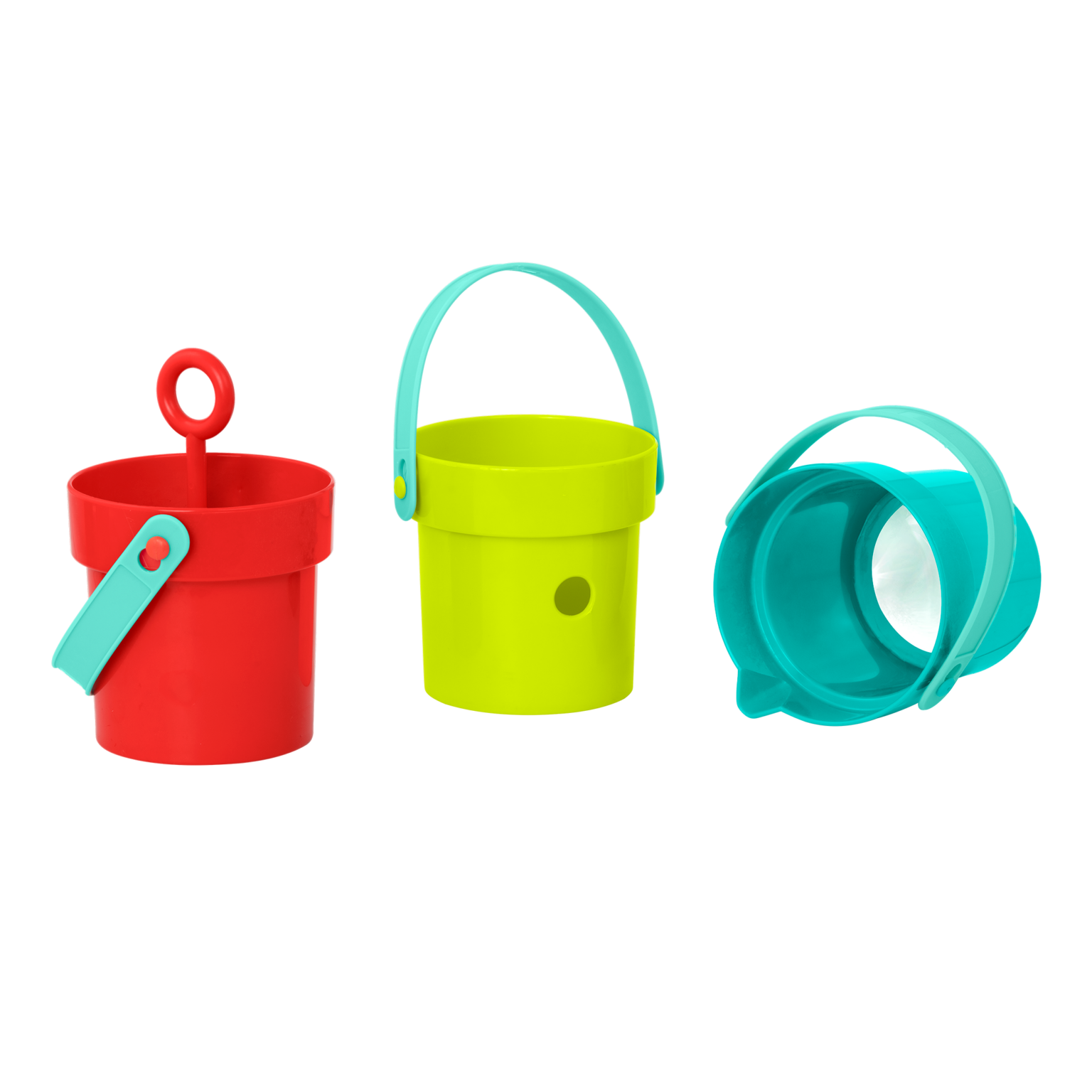 Play Buckets | Bath Buckets with Interactive Features | Battat