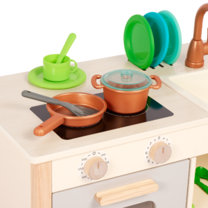 Two n' One Cookin' Fun | Wooden Play Kitchen | Battat