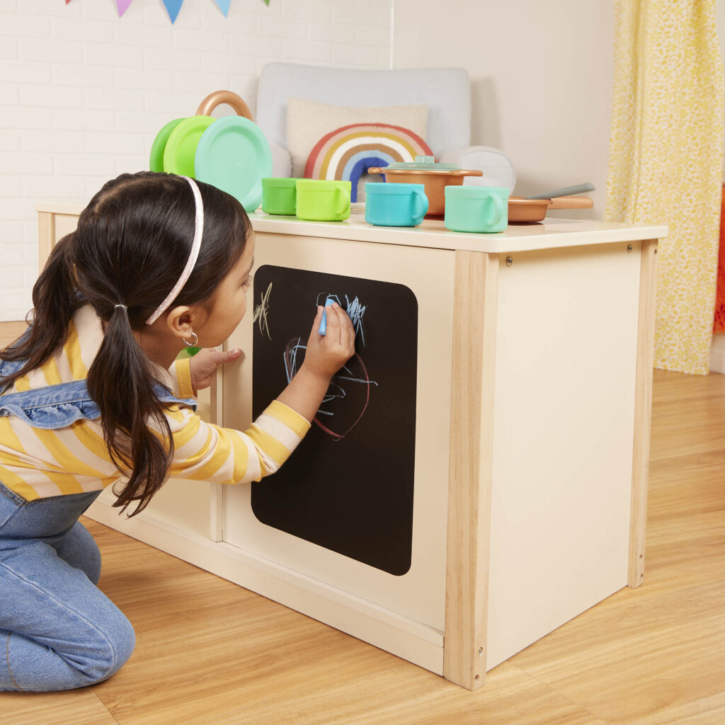 Two n' One Cookin' Fun | Wooden Play Kitchen | Battat
