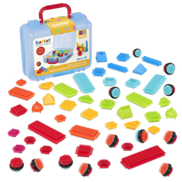Bristle Blocks | Soft, Sensory Blocks for Toddlers & Kids | Battat