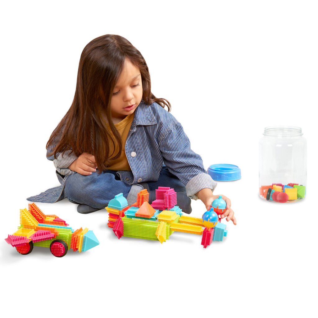 Bristle Blocks | Soft, Sensory Blocks for Toddlers & Kids | Battat