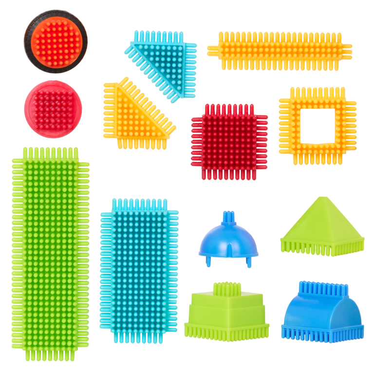 Bristle Blocks | Soft, Sensory Blocks for Toddlers & Kids | Battat