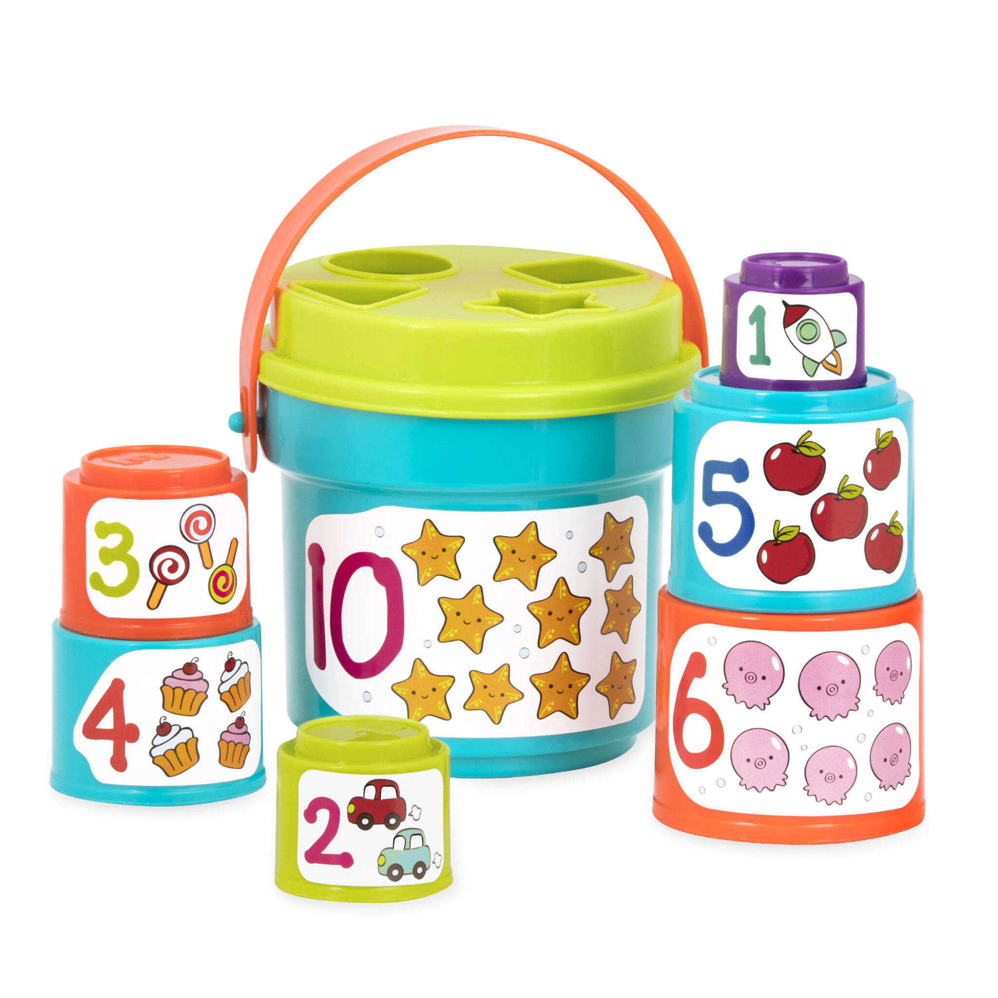 Sort & Stack | Shape Sorter Toy | Battat