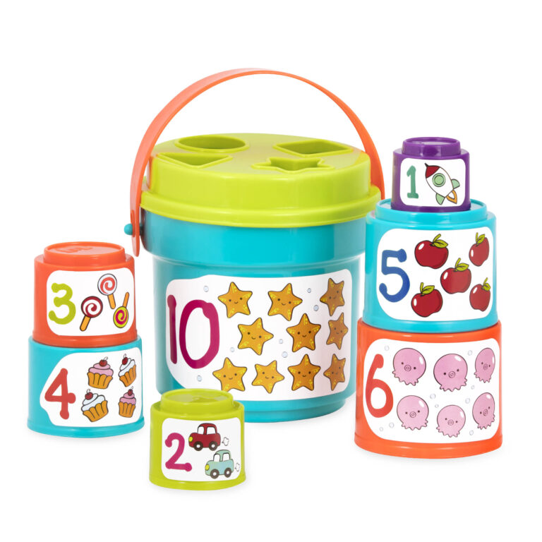 Sort & Stack | Shape Sorter Toy | Battat